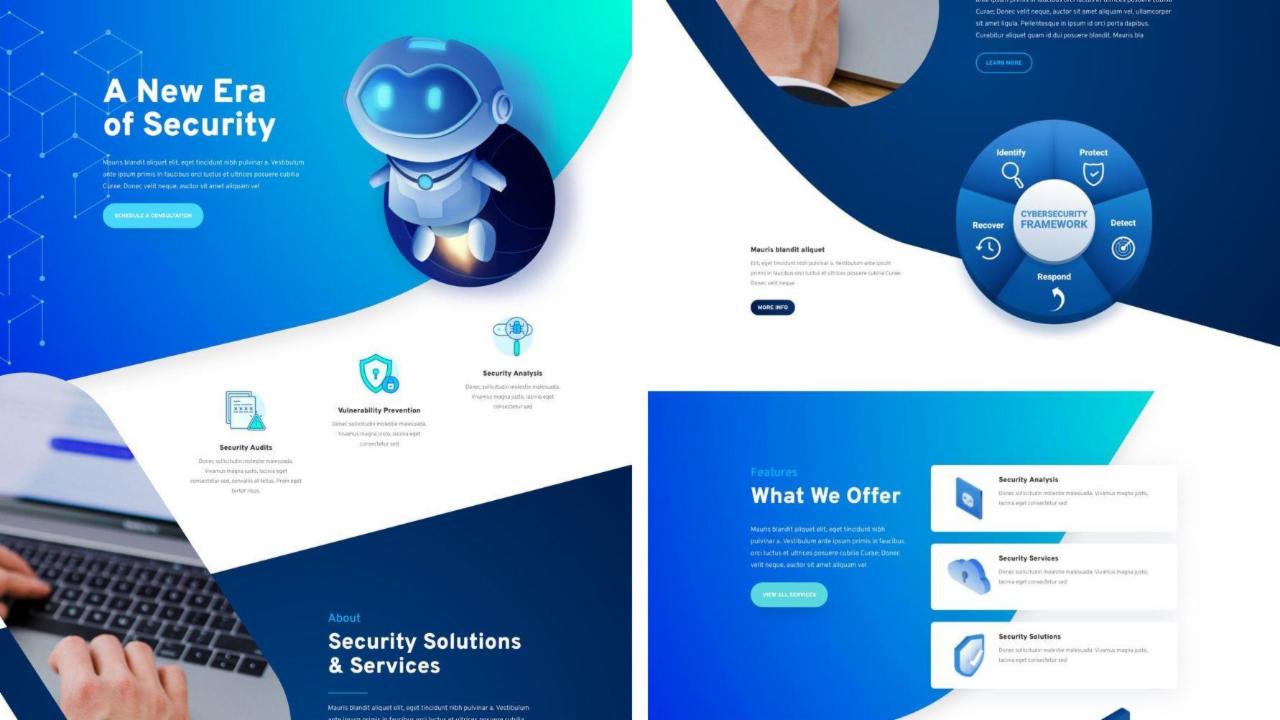 ET - Cyber Security Landing Page