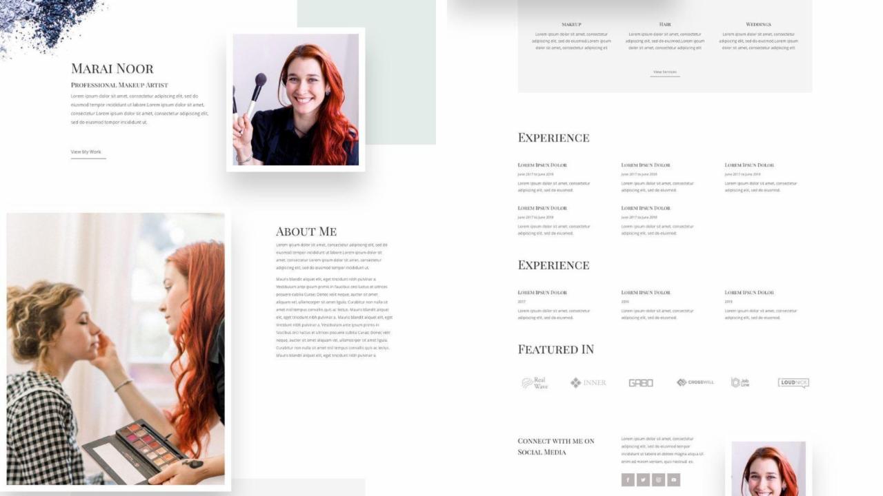 ET - Makeup Artist About Page