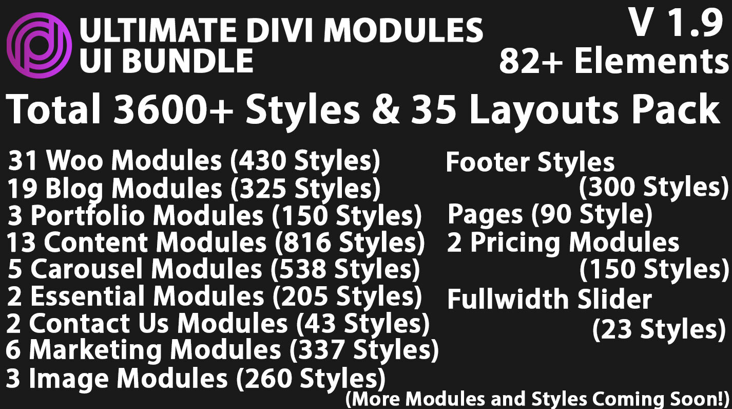 Archives des Ultimate Divi Modules - Divi Free / Layouts Divi