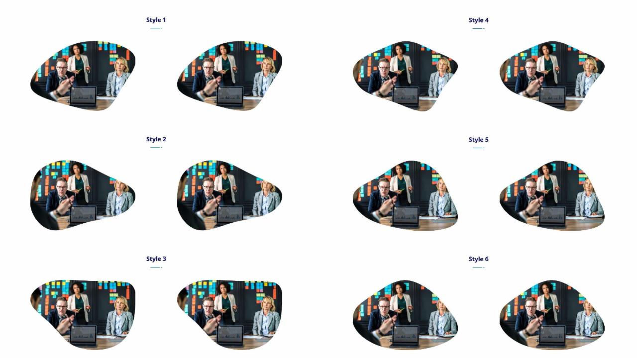 DP Blob Shapes v1 to v10 - Divi Free / Layouts Divi